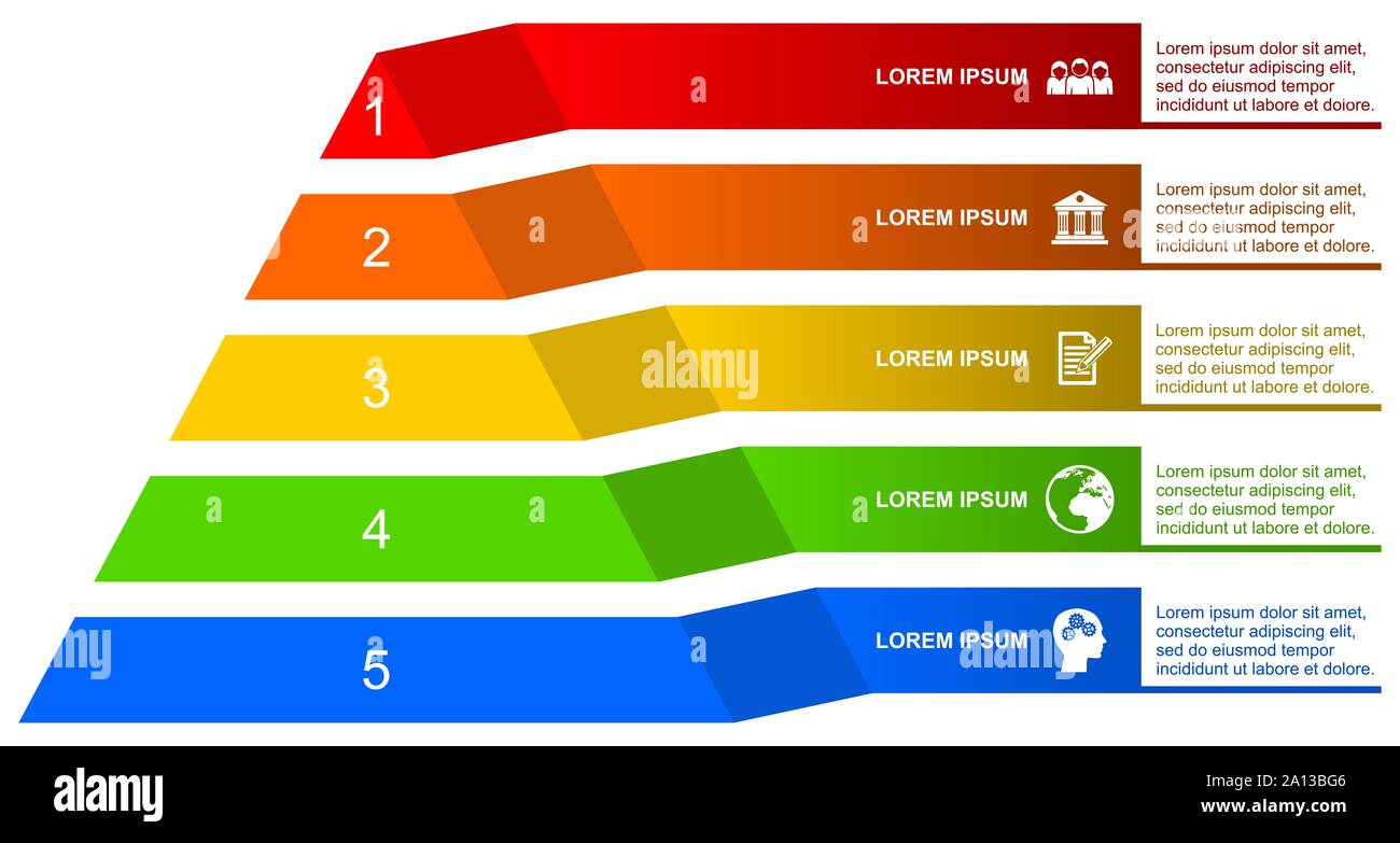 Pyramidal vector vectors Cut Out Stock Images & Pictures - Alamy