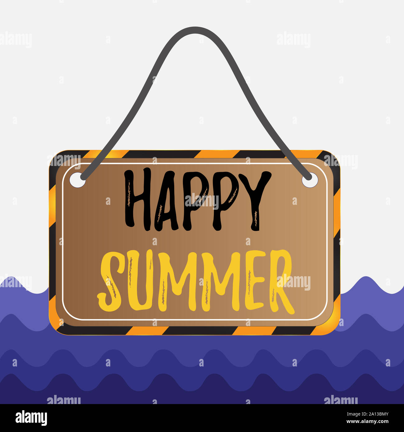 Conceptual hand writing showing Happy Summer. Concept meaning Beaches ...
