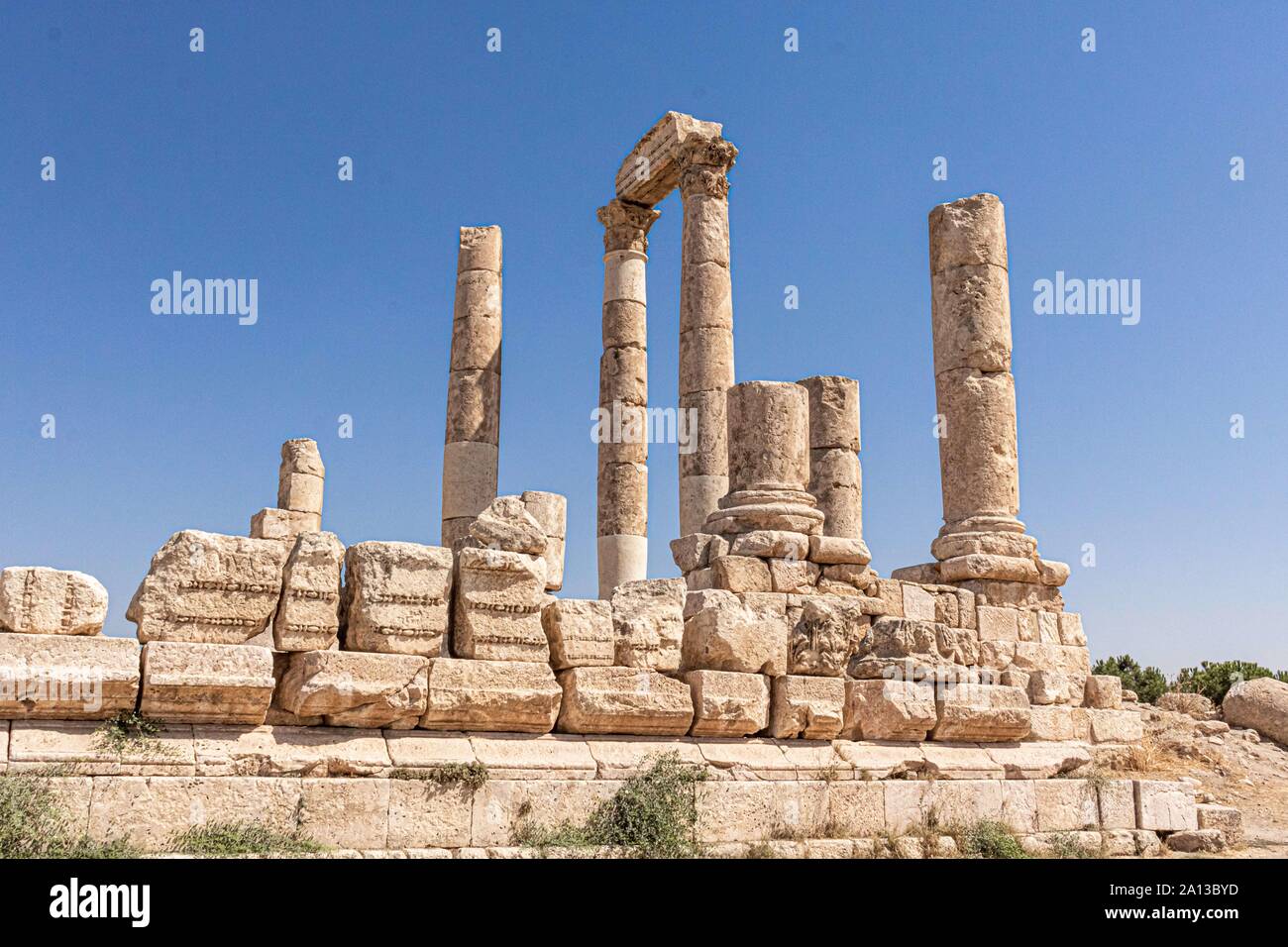 Citadelle amman hi-res stock photography and images - Alamy