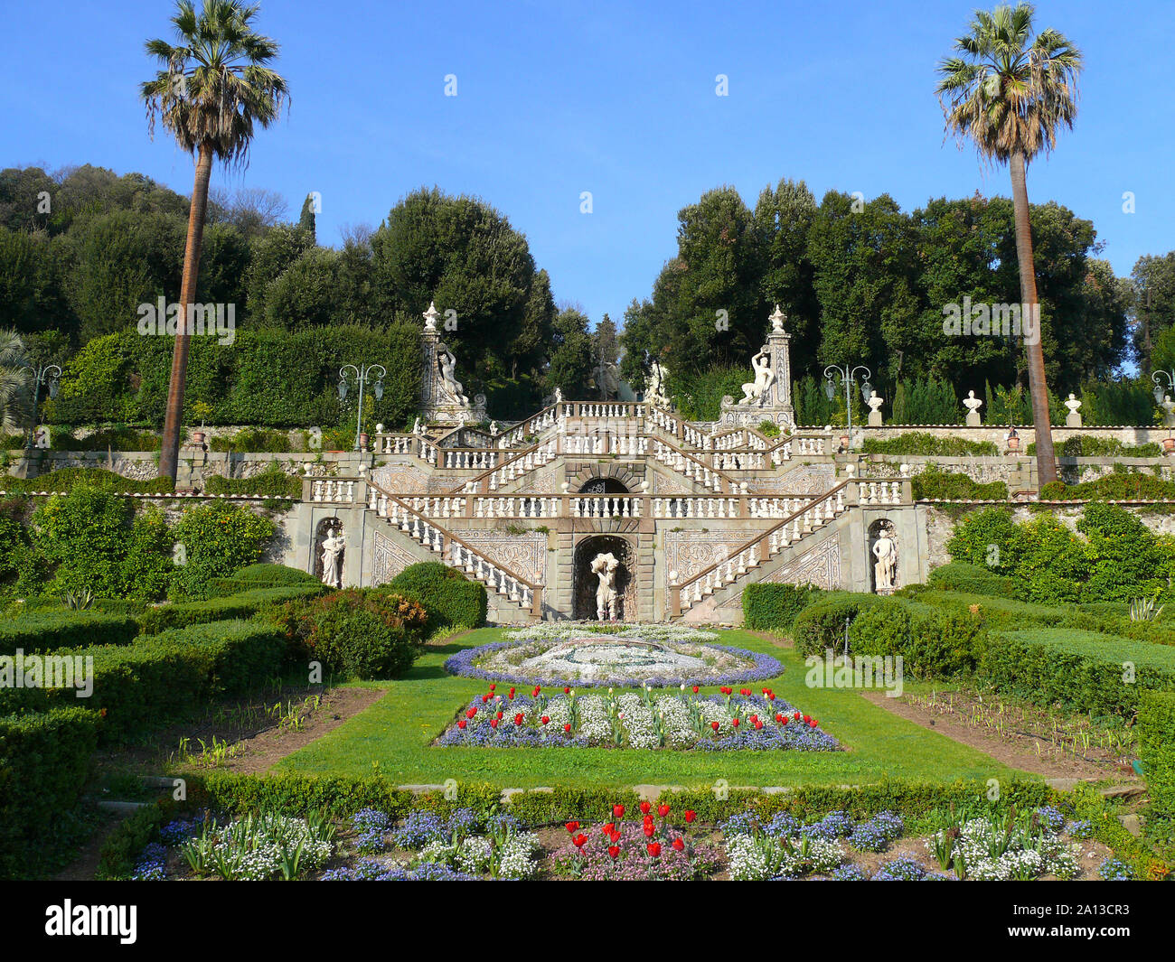 Garden, Villa Garzoni, Collodi, Tuscany, Italy, Europe Stock Photo - Alamy