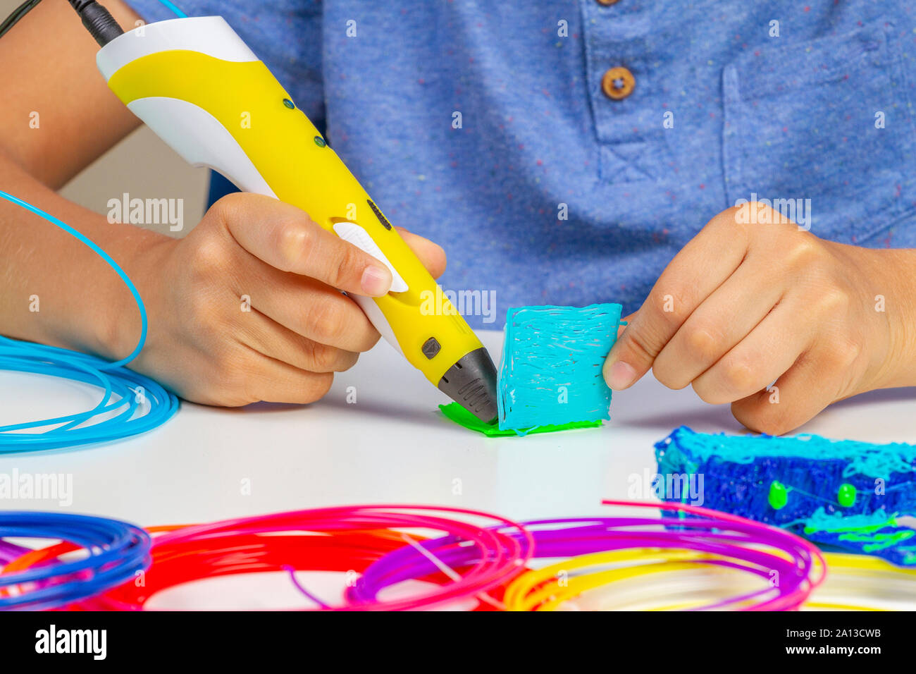 Kid printer hi-res stock photography and images - Alamy