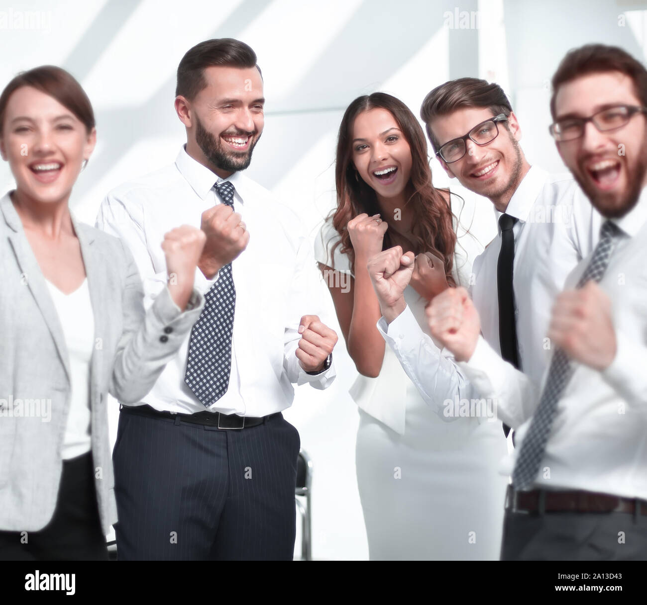 happy business team celebrating their success Stock Photo - Alamy
