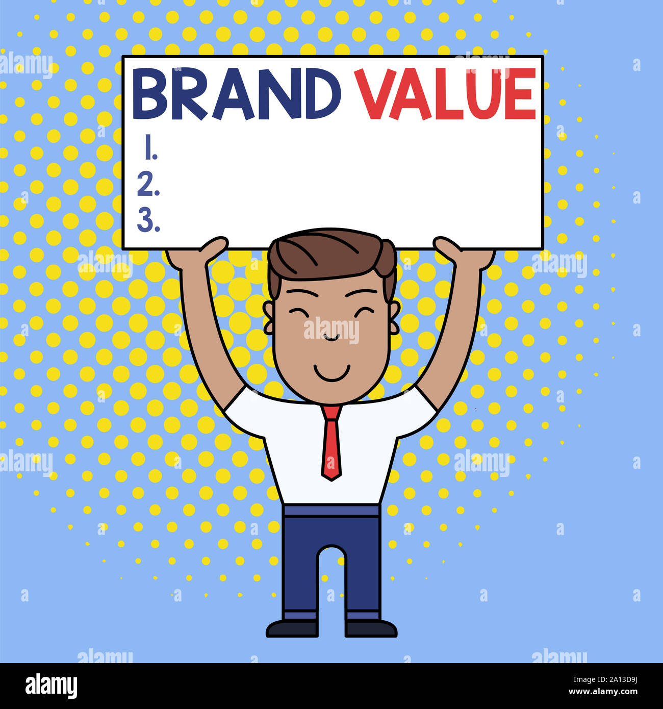 Conceptual hand writing showing Brand Value. Concept meaning company ...