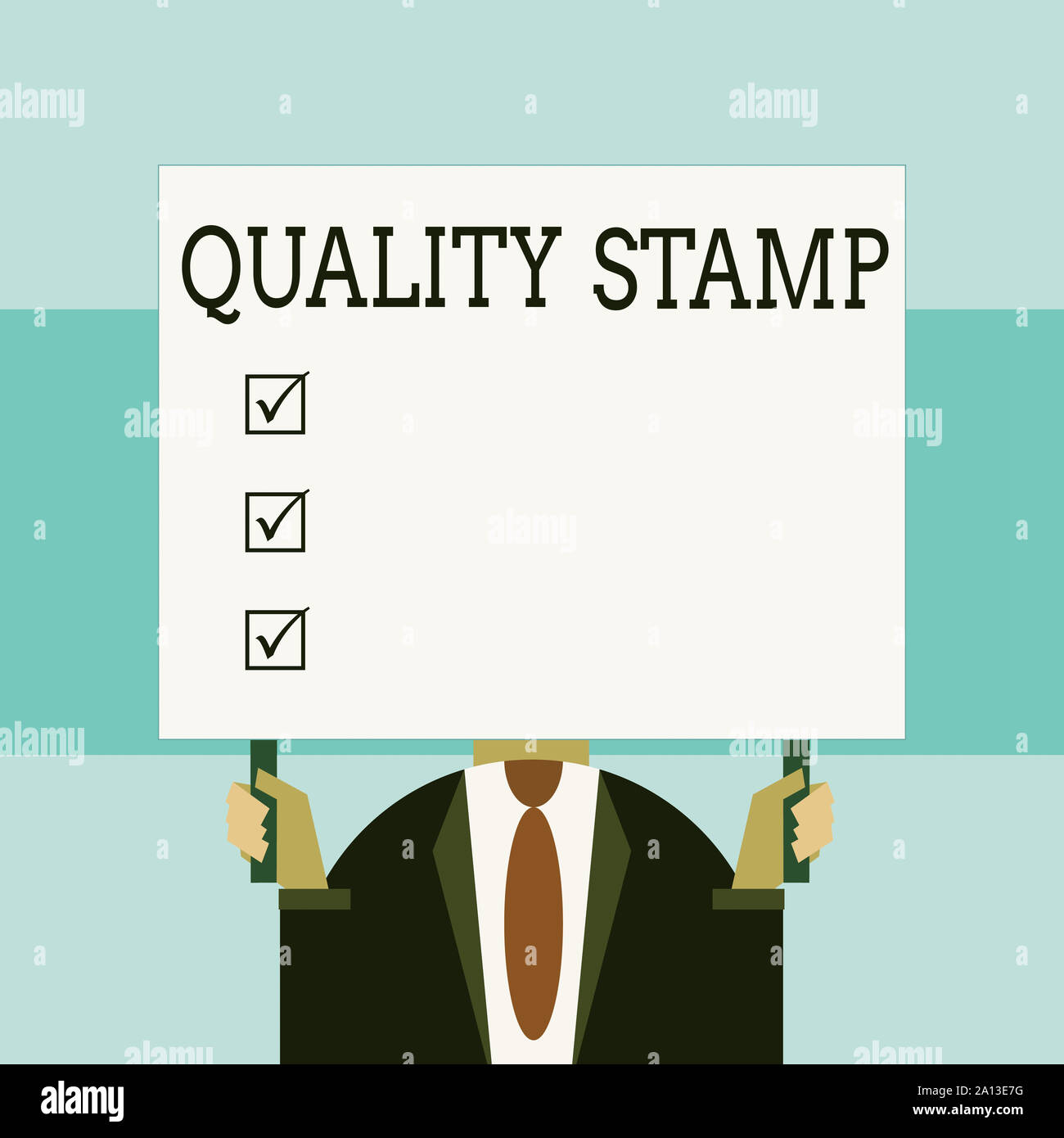 Writing note showing Quality Stamp. Business concept for Seal of ...