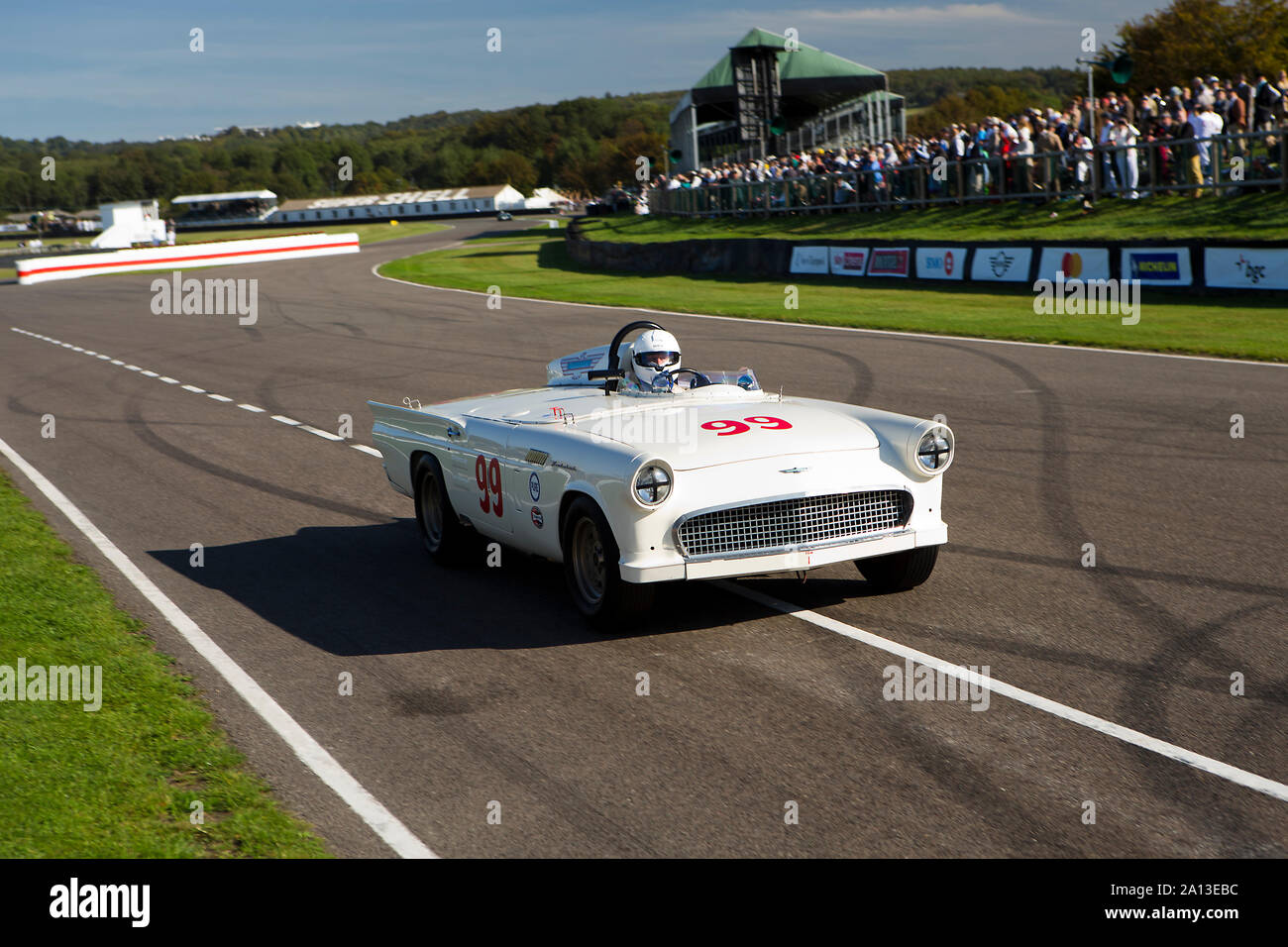 1957 Ford Thunderbird 'Battlebird' driven by Bill Shepherd in The ...