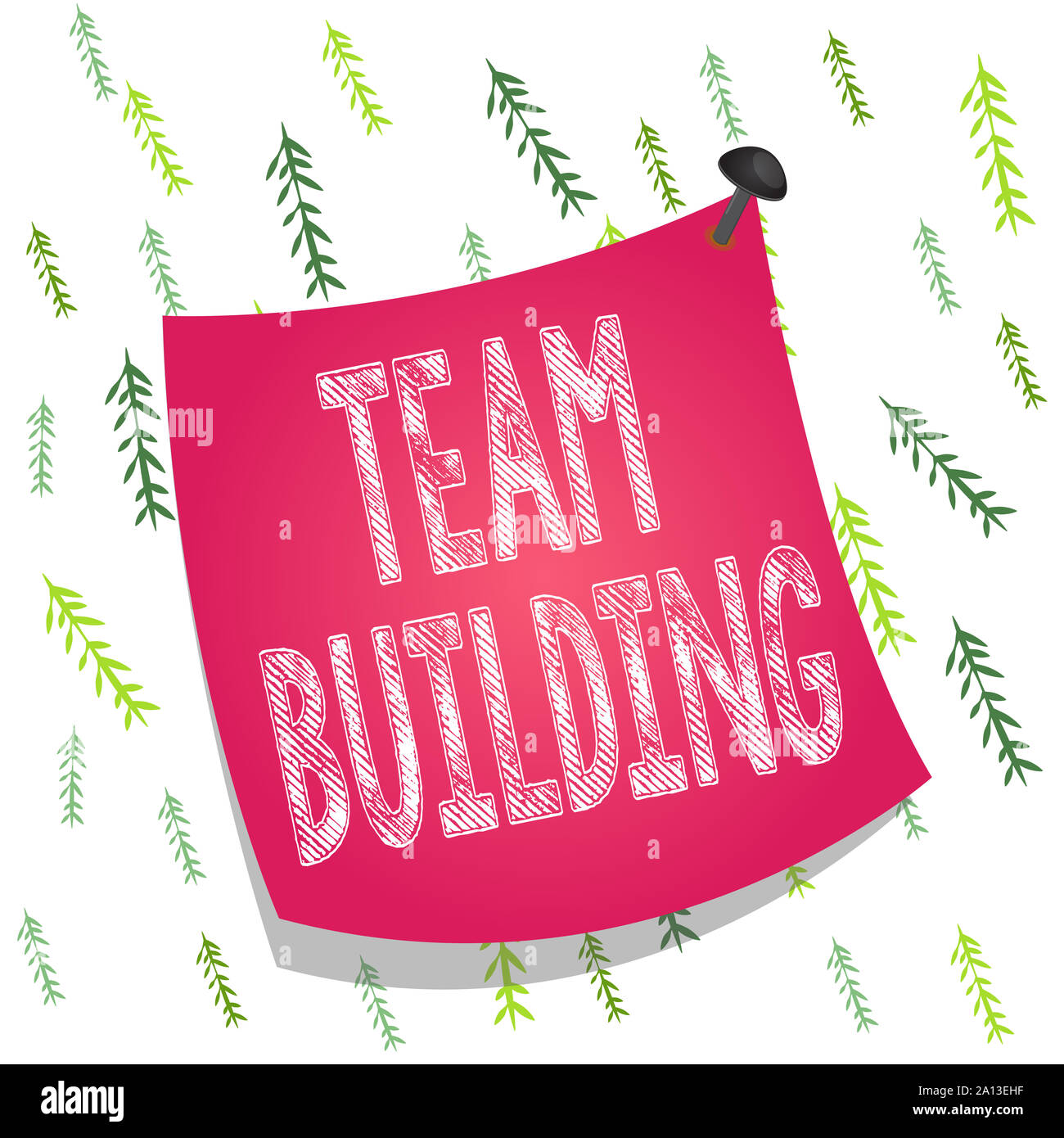 Team building activities text Cut Out Stock Images & Pictures - Alamy