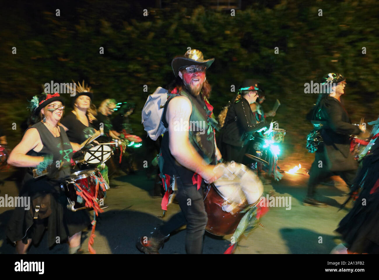 Mayfield, the historical Sussex village's annual Bonfire and Torchlight ...
