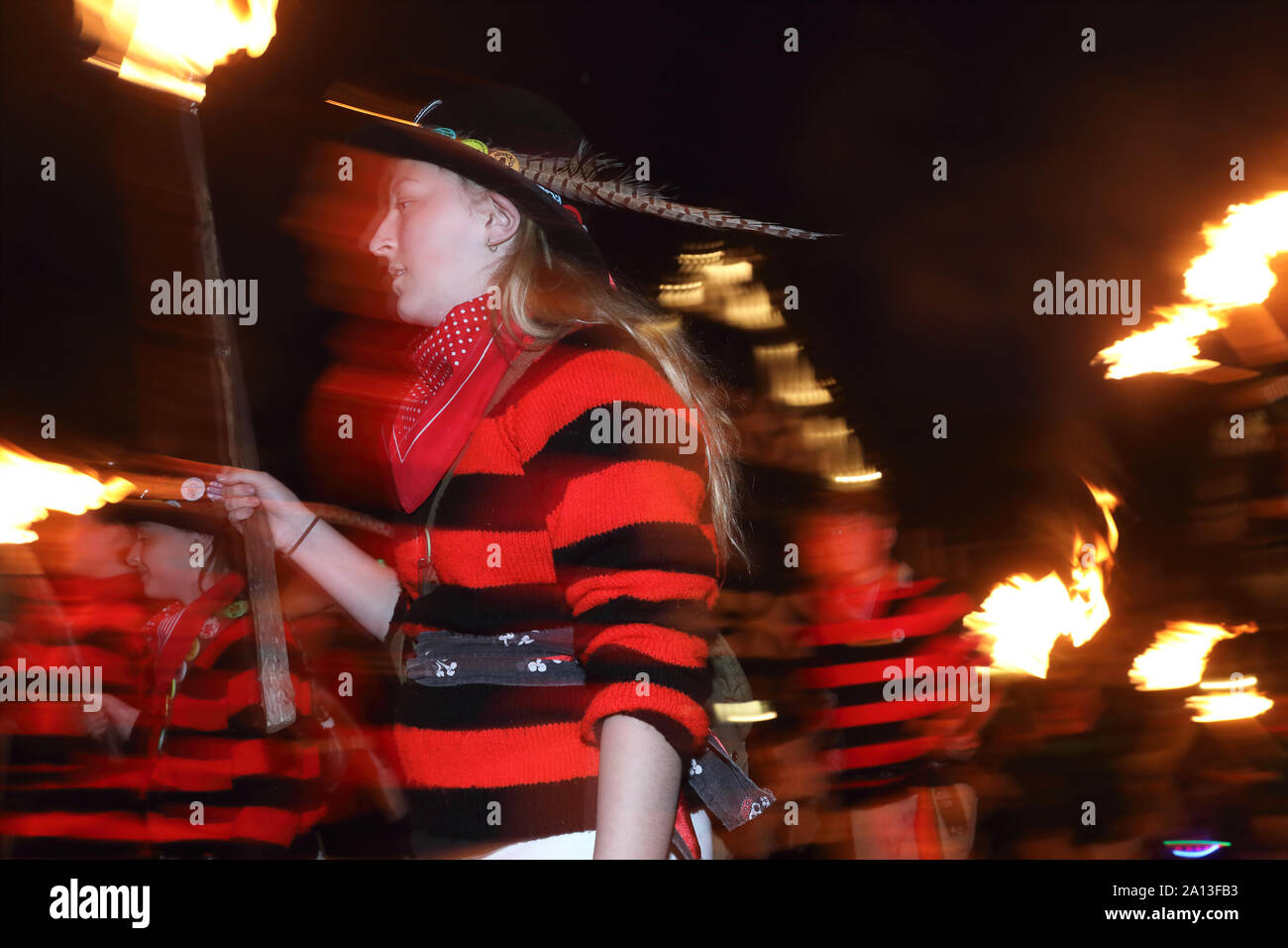 Mayfield, the historical Sussex village's annual Bonfire and Torchlight ...