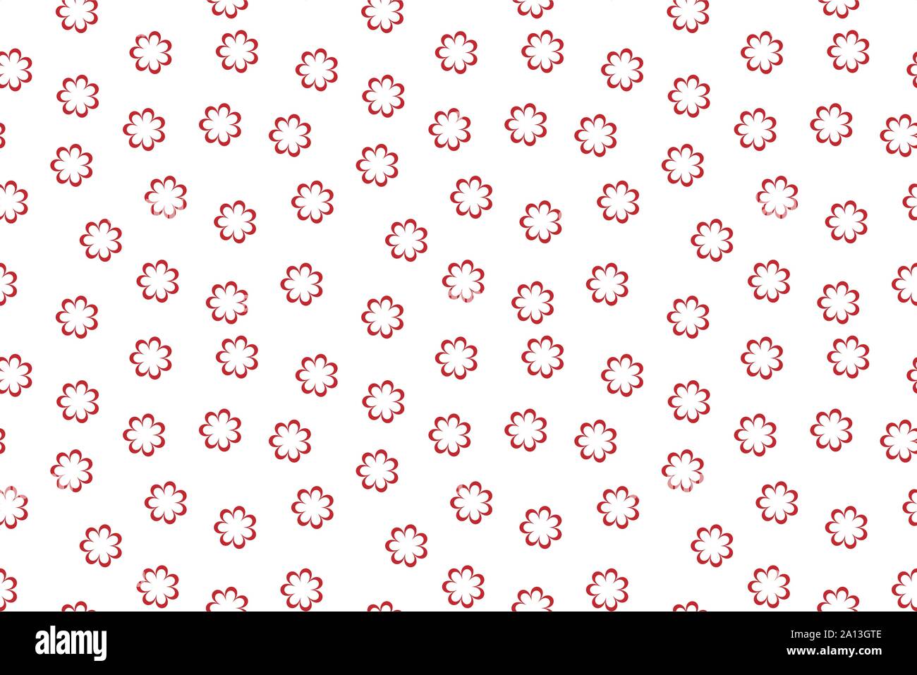 Pattern flower seamless, simple textile print. Vector illustration ...