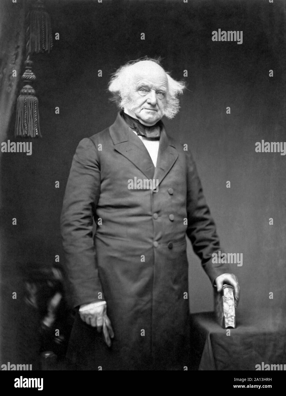 President martin van buren portrait Black and White Stock Photos ...