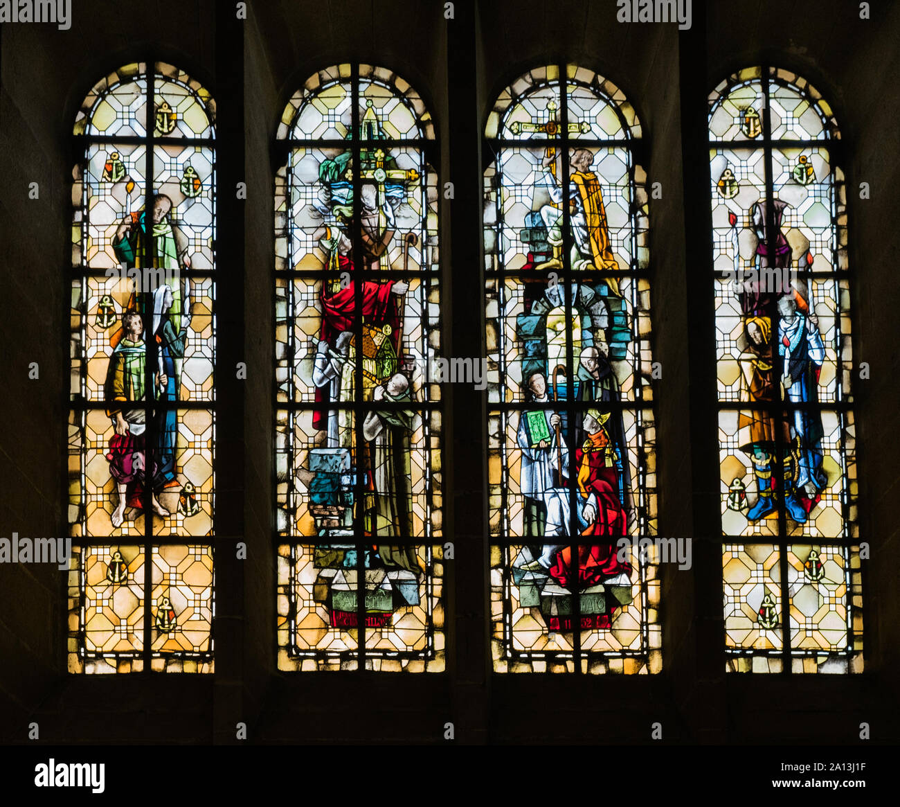 Saint Malo, Brittany / France - 19 August 2019: interior view of the ...