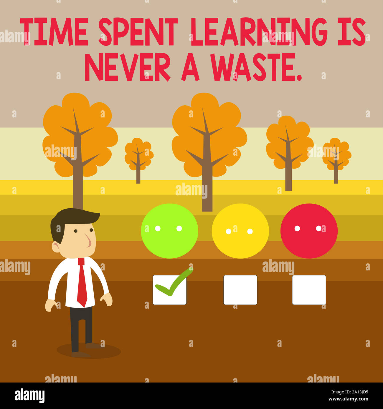 Conceptual hand writing showing Time Spent Learning Is Never A Waste ...