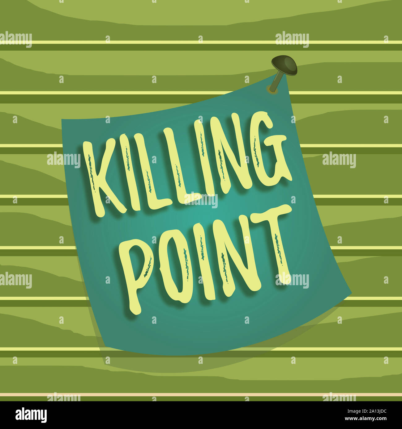 Conceptual hand writing showing Killing Point. Concept meaning Phase ...