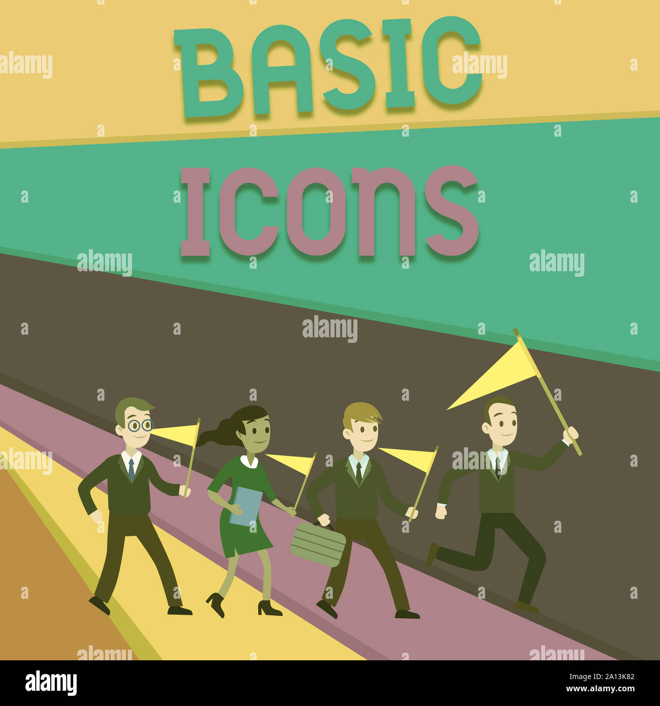 Handwriting text writing Basic Icons. Conceptual photo pictogram or ...