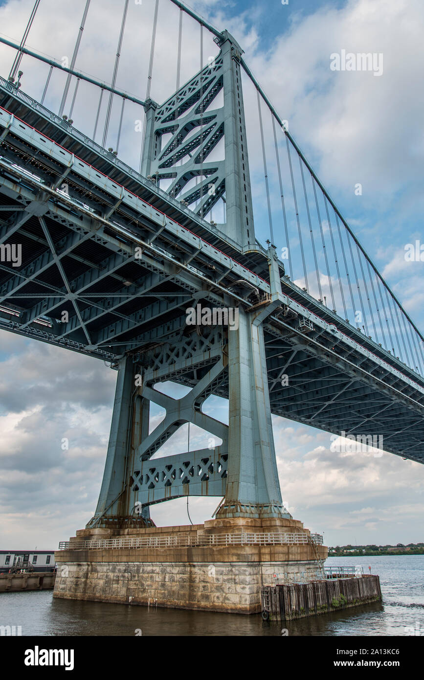 Benjamin franklin bridge hi-res stock photography and images - Alamy