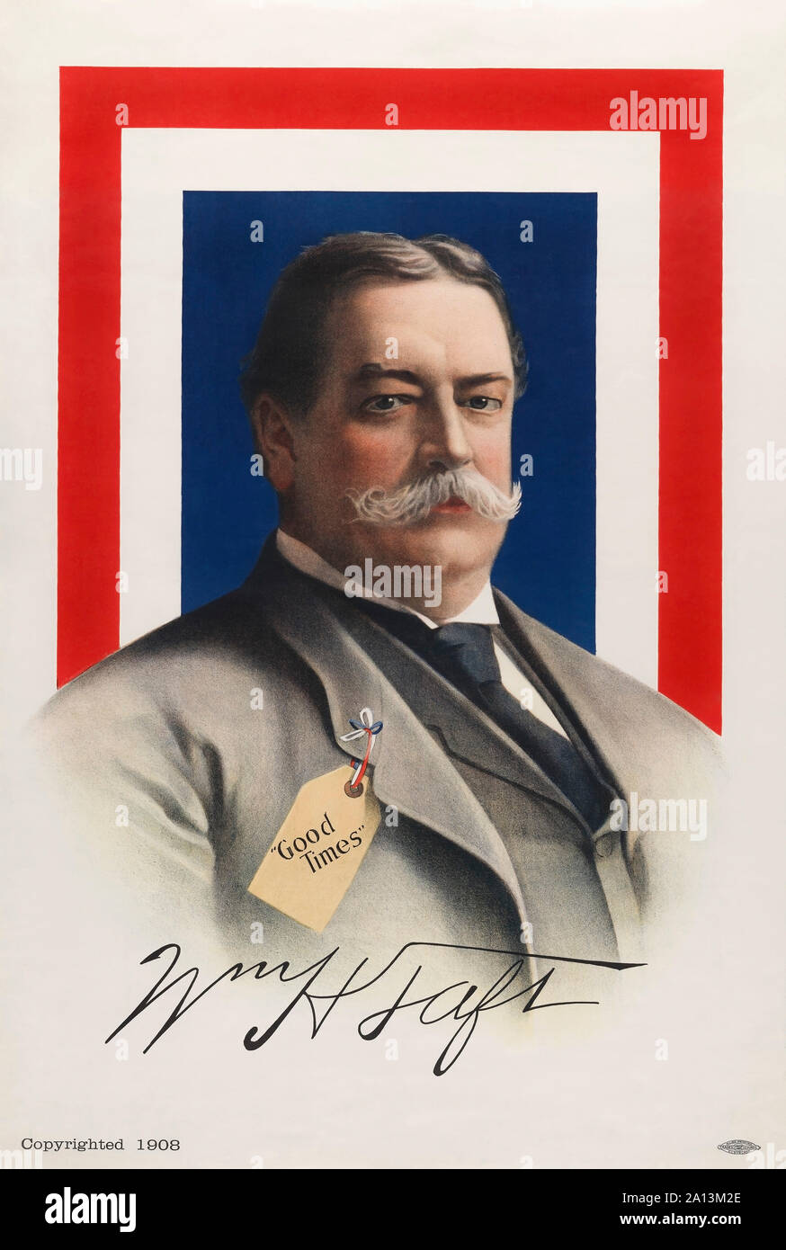Portrait of William Howard Taft, circa 1908 Stock Photo - Alamy