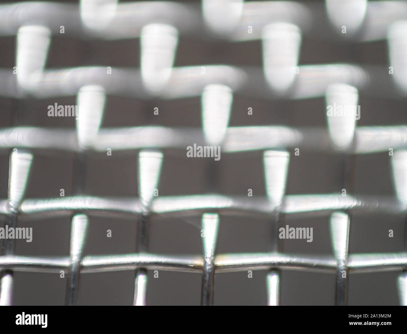 Close up of metal wire mesh grid Stock Photo - Alamy