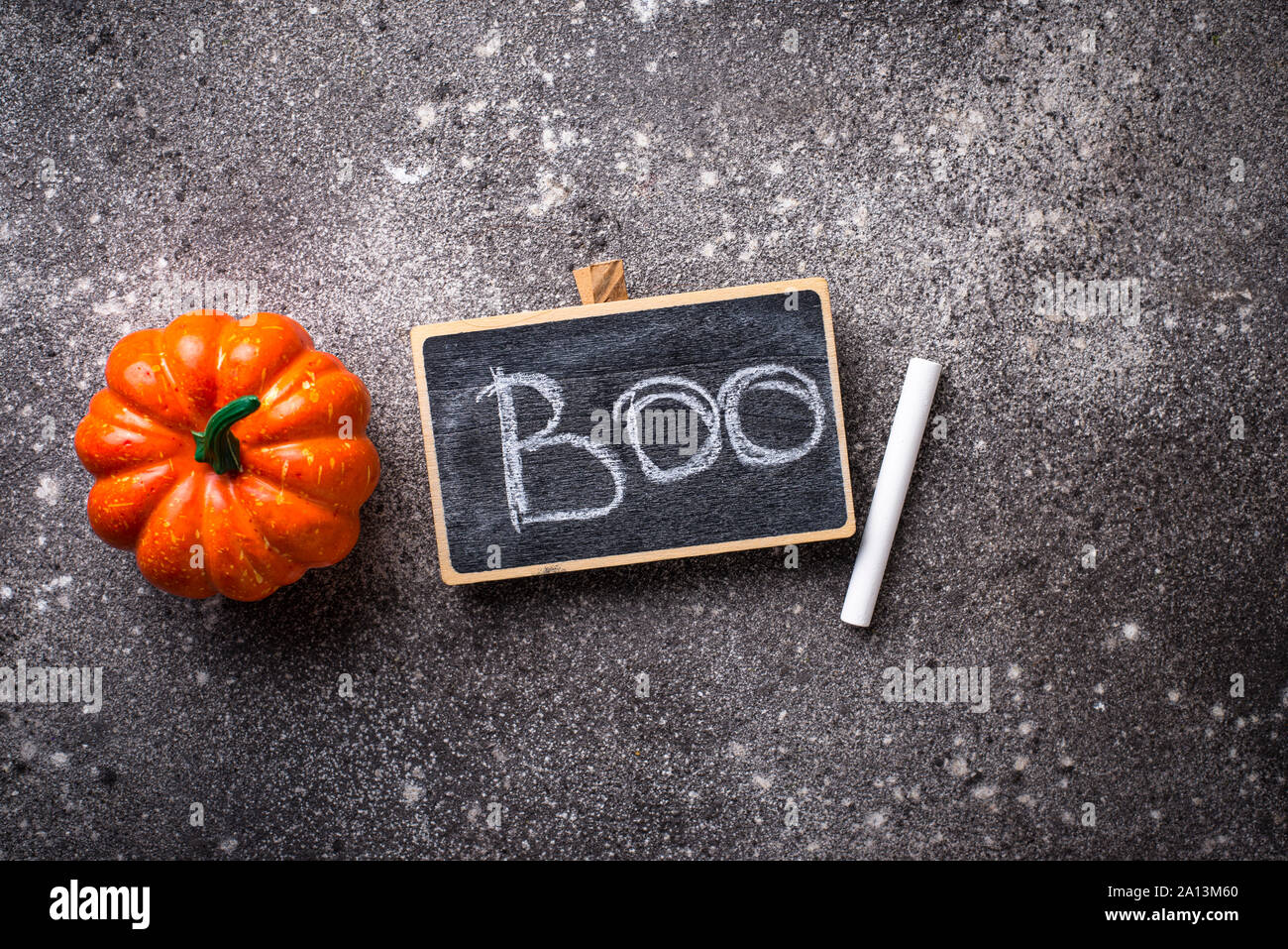 Halloween background with text Boo Stock Photo - Alamy
