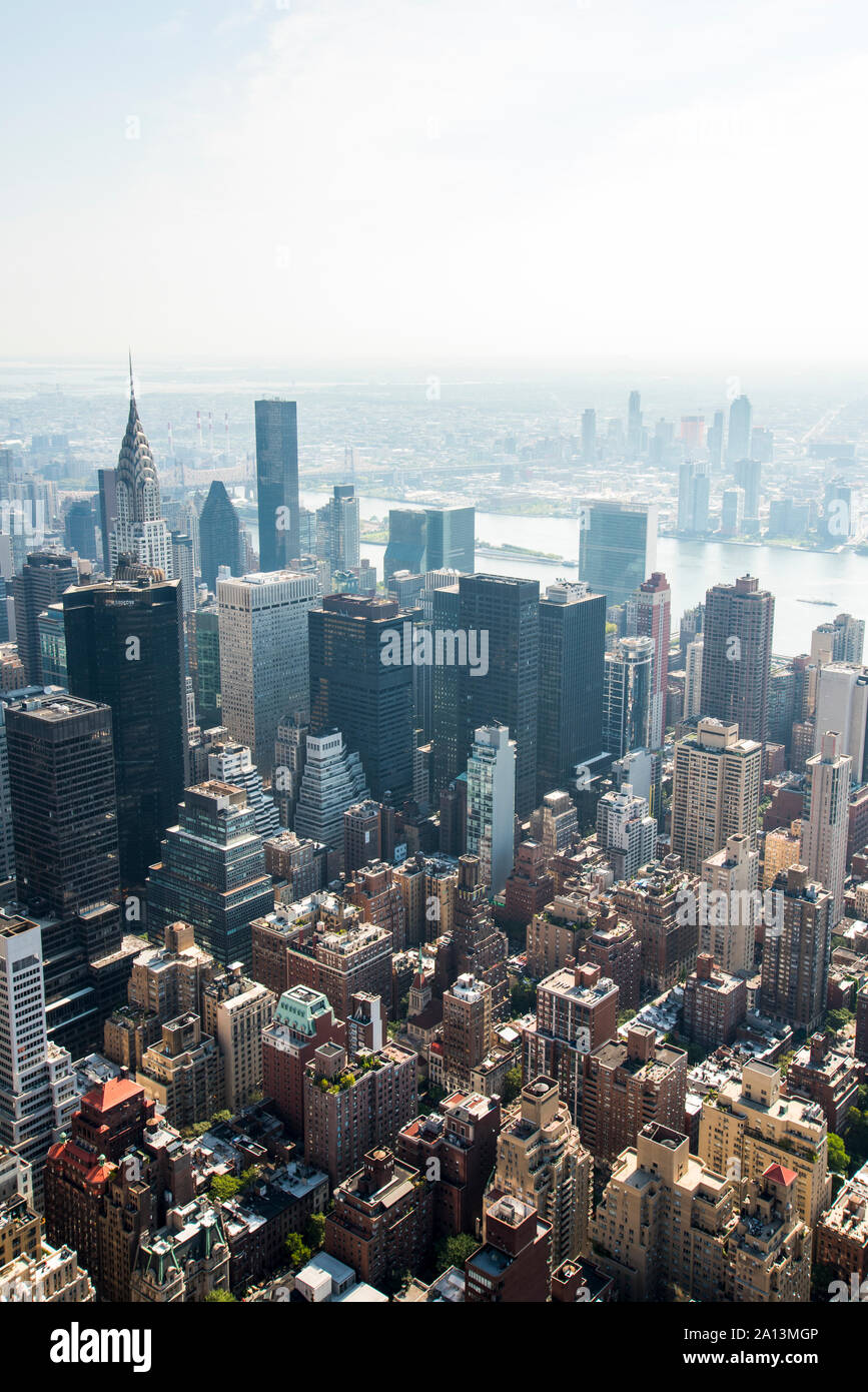 Panoramic View on Downtown Manhattan 02 Stock Photo - Alamy