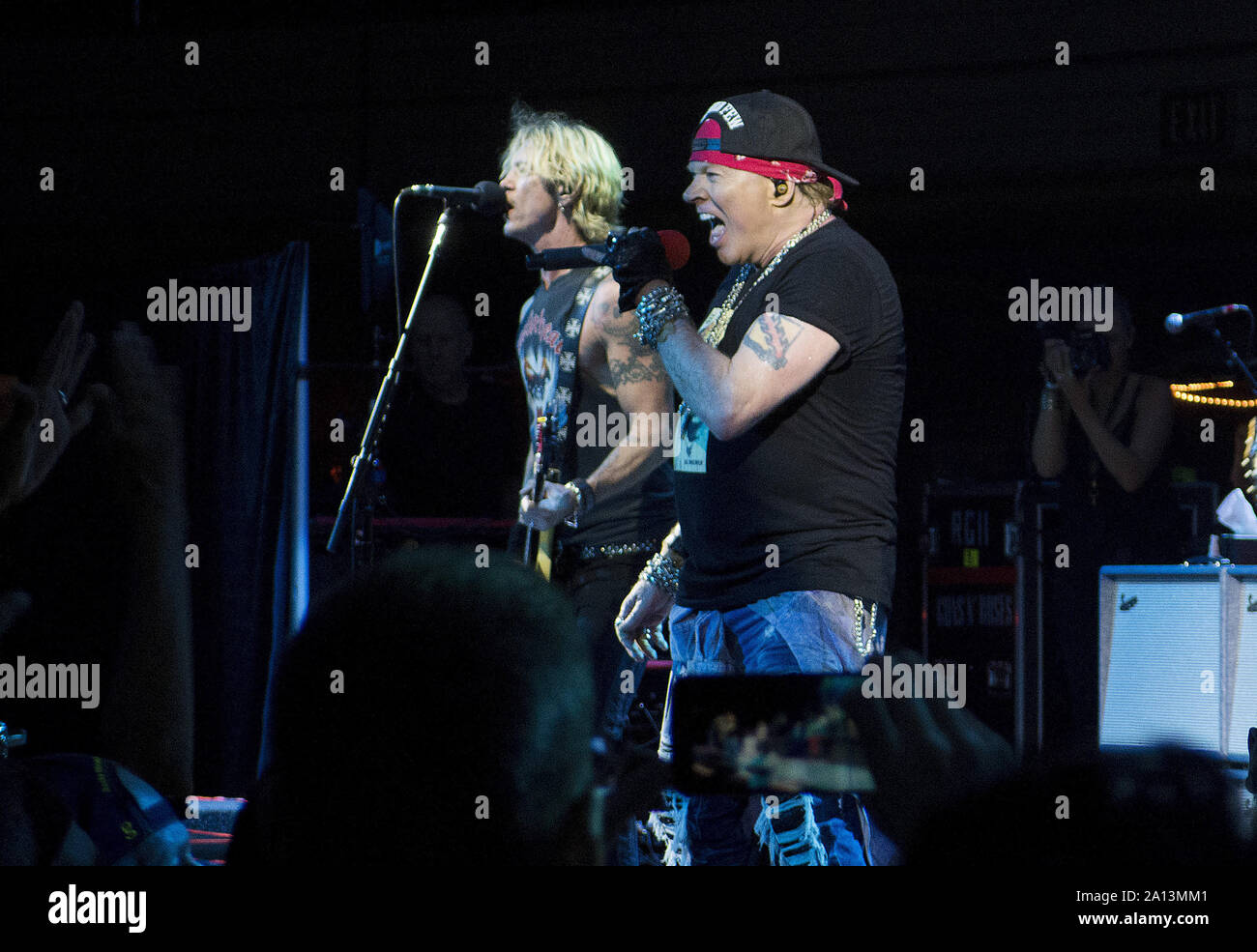 September 22, 2019, Hollywood, California, U.S: Duff McKagan and Axl ...