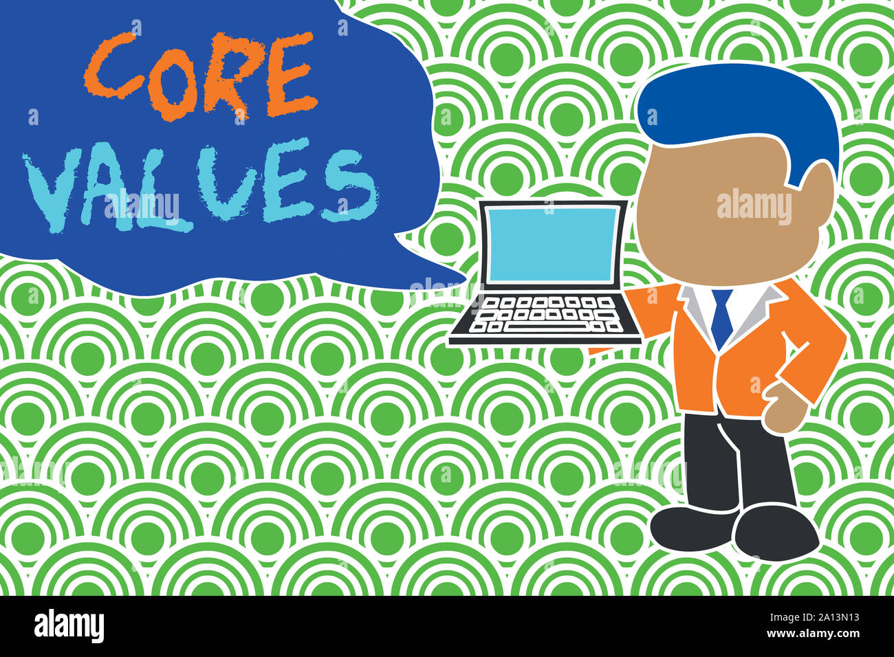 Conceptual hand writing showing Core Values. Concept meaning belief ...