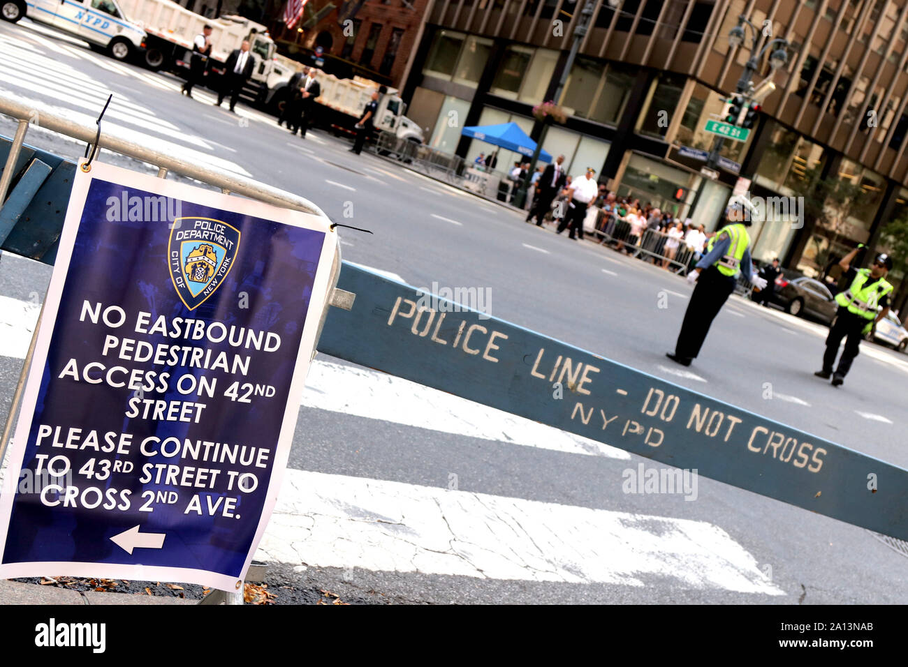 Opening Day Activities UN General Assembly, New York, USA Stock Photo ...