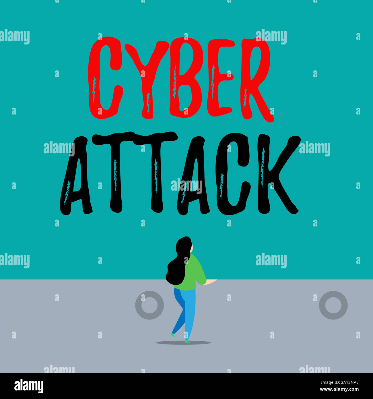 Handwriting text writing Cyber Attack. Conceptual photo An attempt by ...