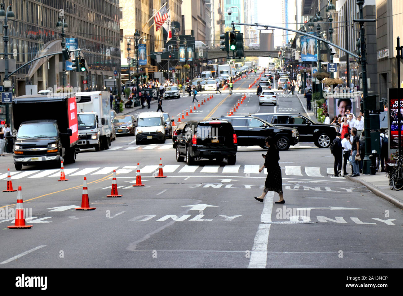 Opening Day Activities UN General Assembly, New York, USA Stock Photo ...