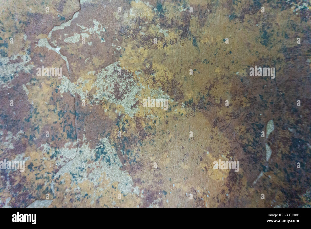 Abstract wall background with rusty texture and metallic pattern. Loft ...