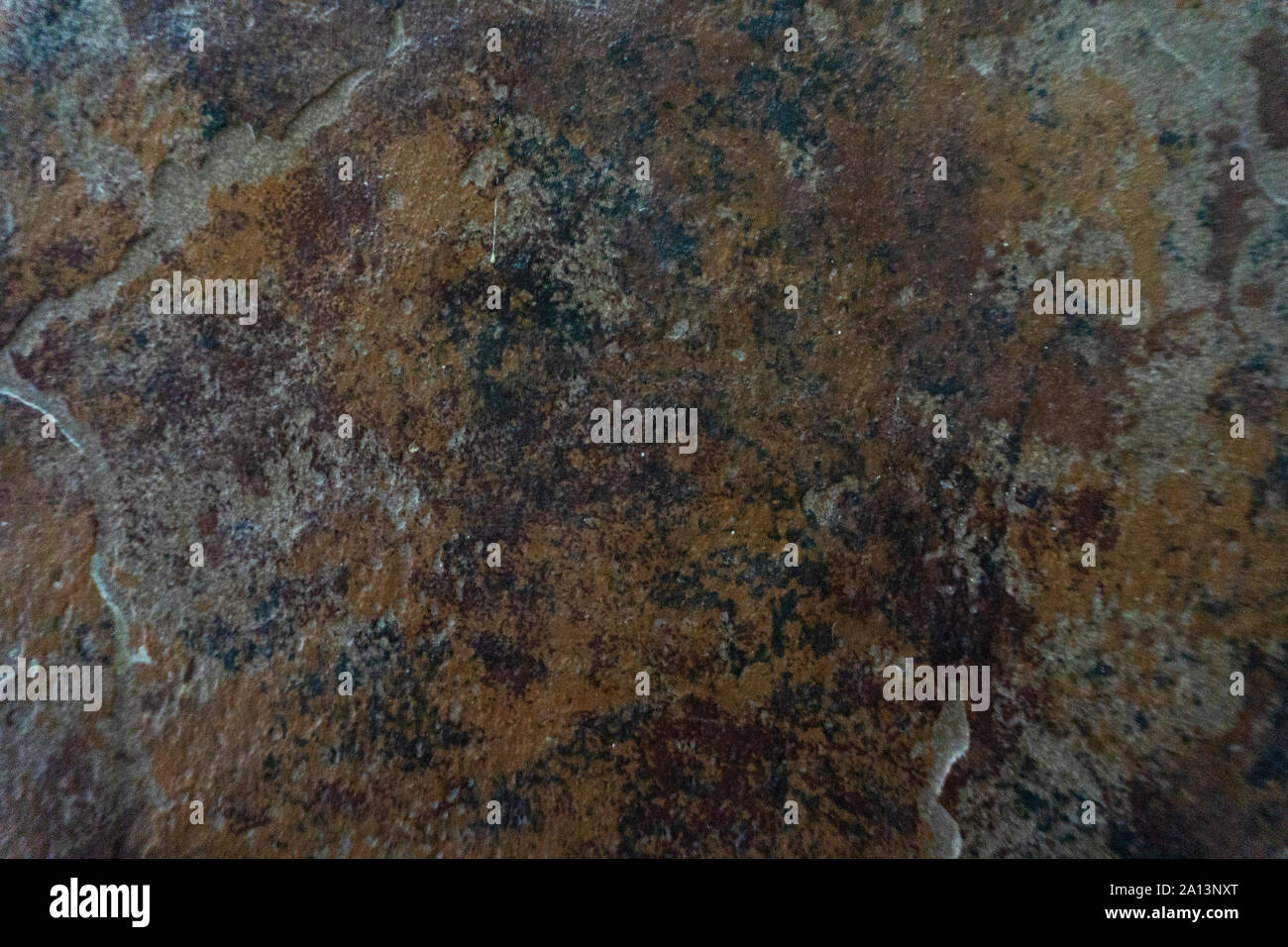 Abstract wall background with rusty texture and metallic pattern. Loft ...