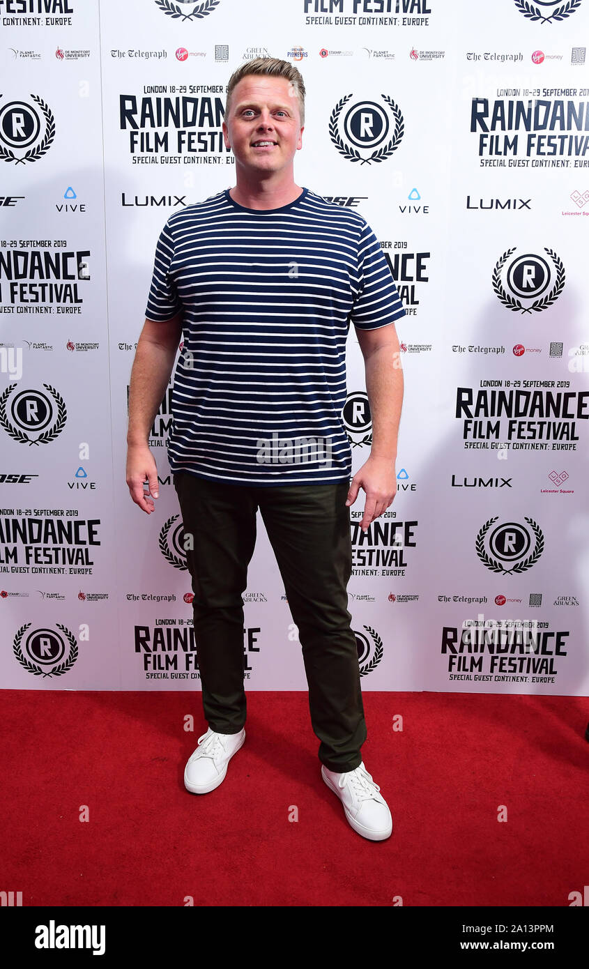 Dean Maskell attending the UK premiere of Homeless Ashes during the ...