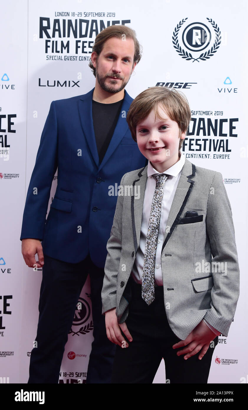 Marc Zammit and Hector Bateman-Harden attending the UK premiere of ...