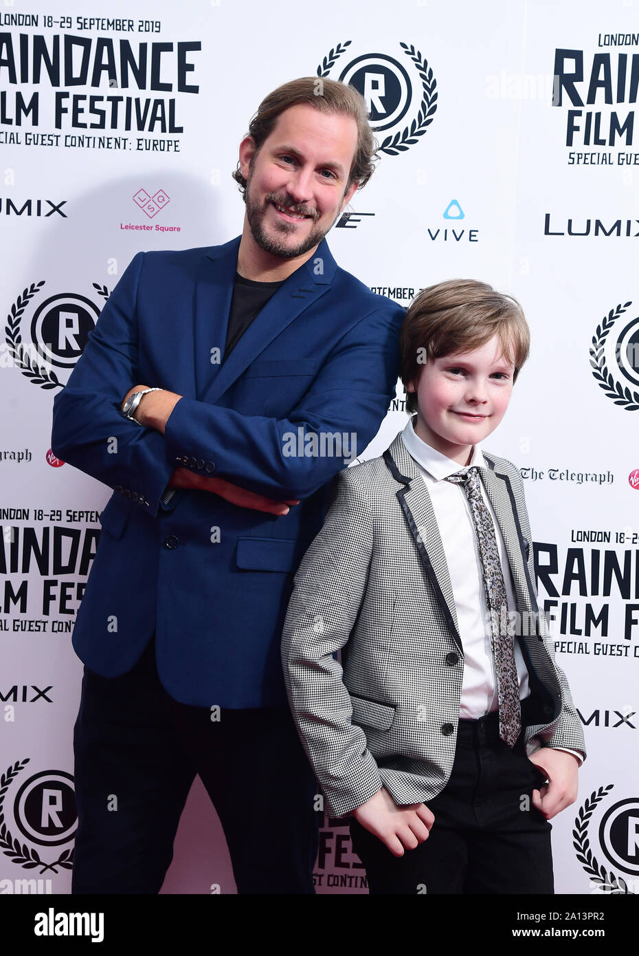 Marc Zammit and Hector Bateman-Harden attending the UK premiere of ...