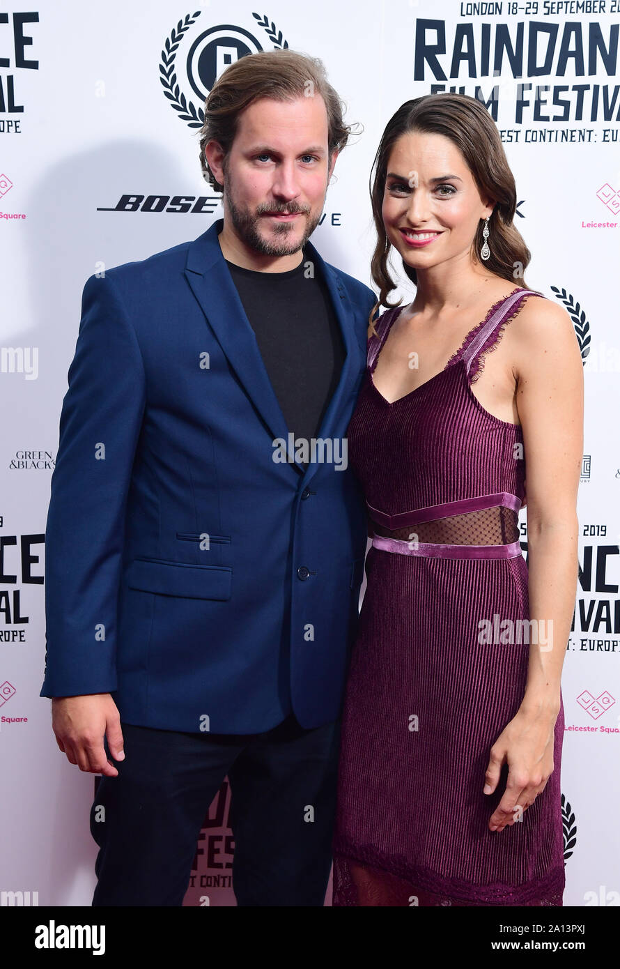 Marc Zammit and Simone Labarga attending the UK premiere of Homeless ...