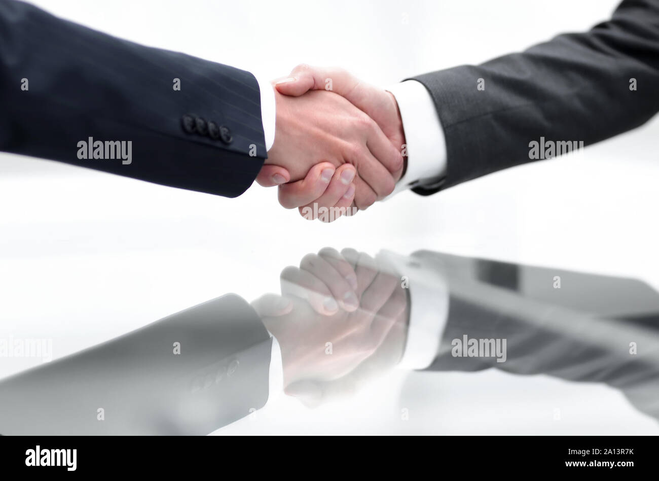 Business men making handshake. Business concept Stock Photo - Alamy