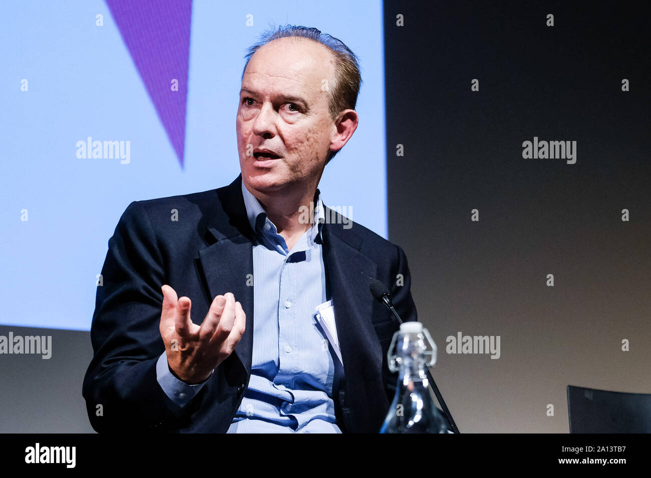 BFI Southbank, London, UK. 23rd Sep, 2019. Peter Bradshaw on stage at ...