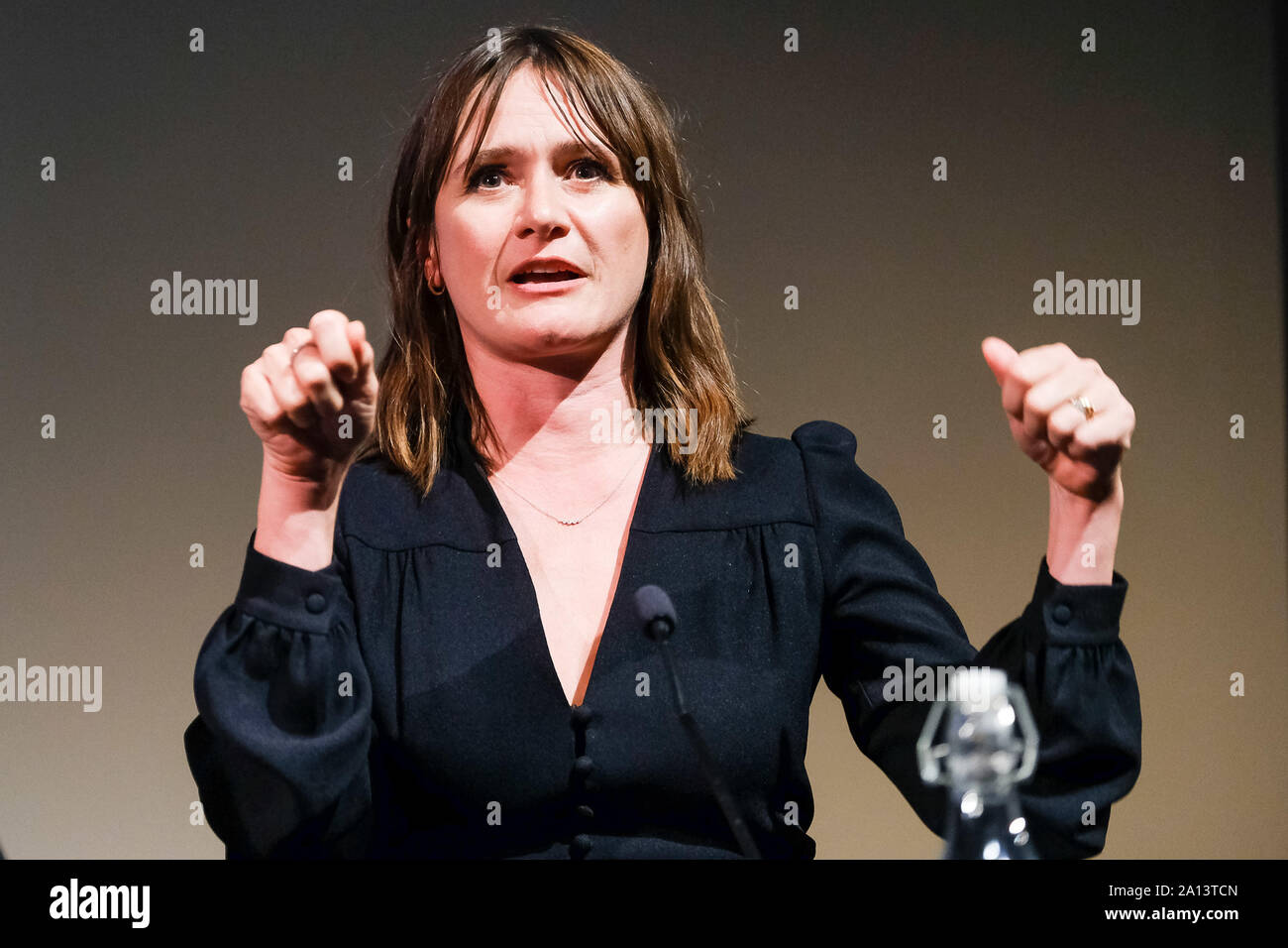 BFI Southbank, London, UK. 23rd Sep, 2019. Emily Mortimer on stage at ...
