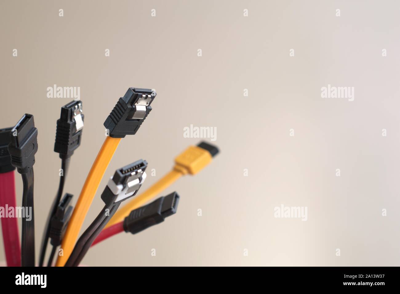 Black server wires hi-res stock photography and images - Alamy