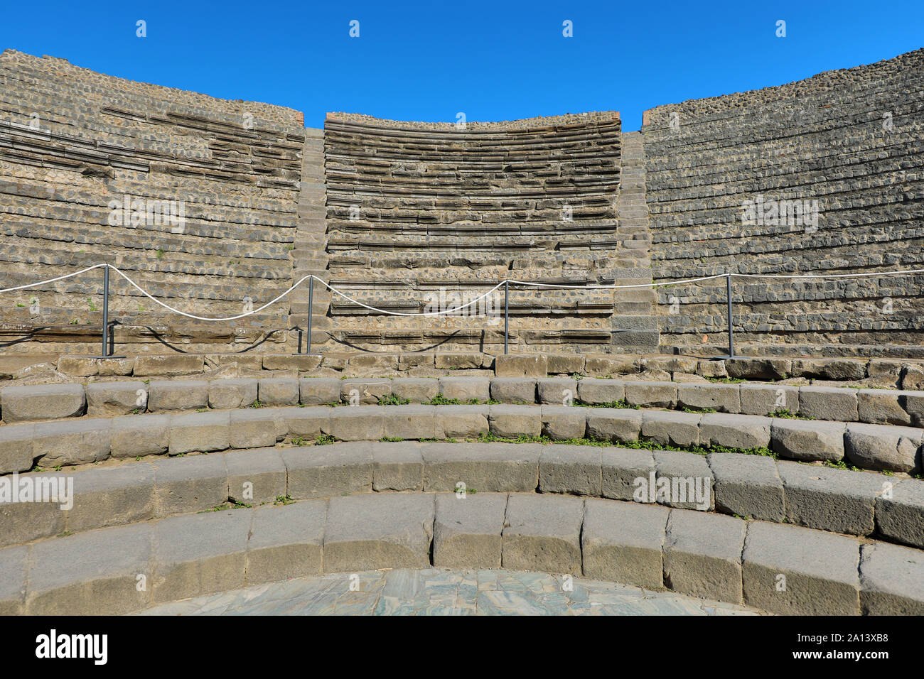 Small amphitheatre ruins pompeii italy hi-res stock photography and ...