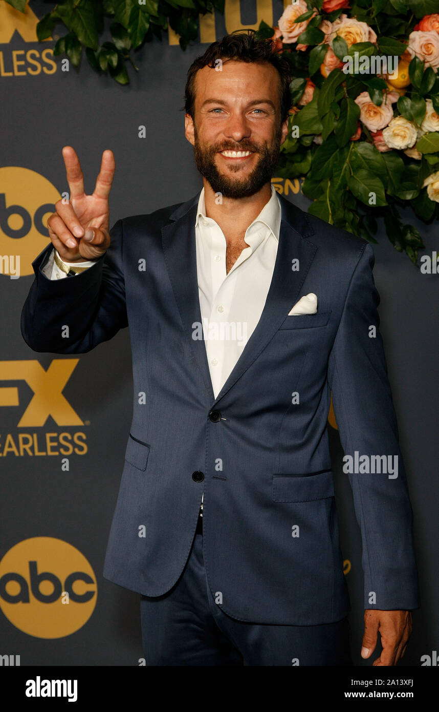 Los Angeles, USA. 22nd Sep 2019. Kyle Schmid arrives at the Walt Disney ...
