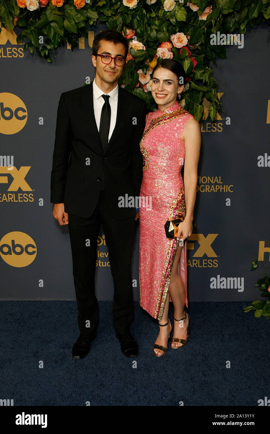 Los Angeles, USA. 22nd Sep 2019. Nick Antosca, Alexandra Pechman arrive ...