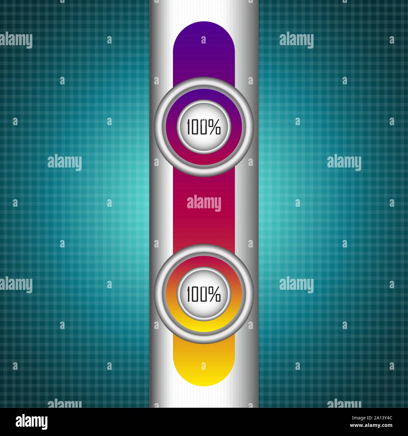Loading bar image over a colored background - Vector Stock Vector Image ...