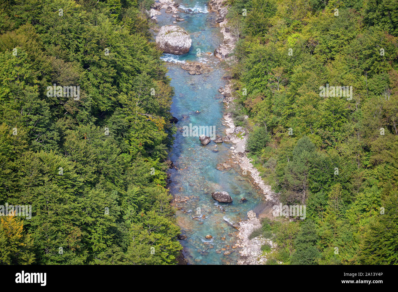 Top view to the river tara hi-res stock photography and images - Alamy