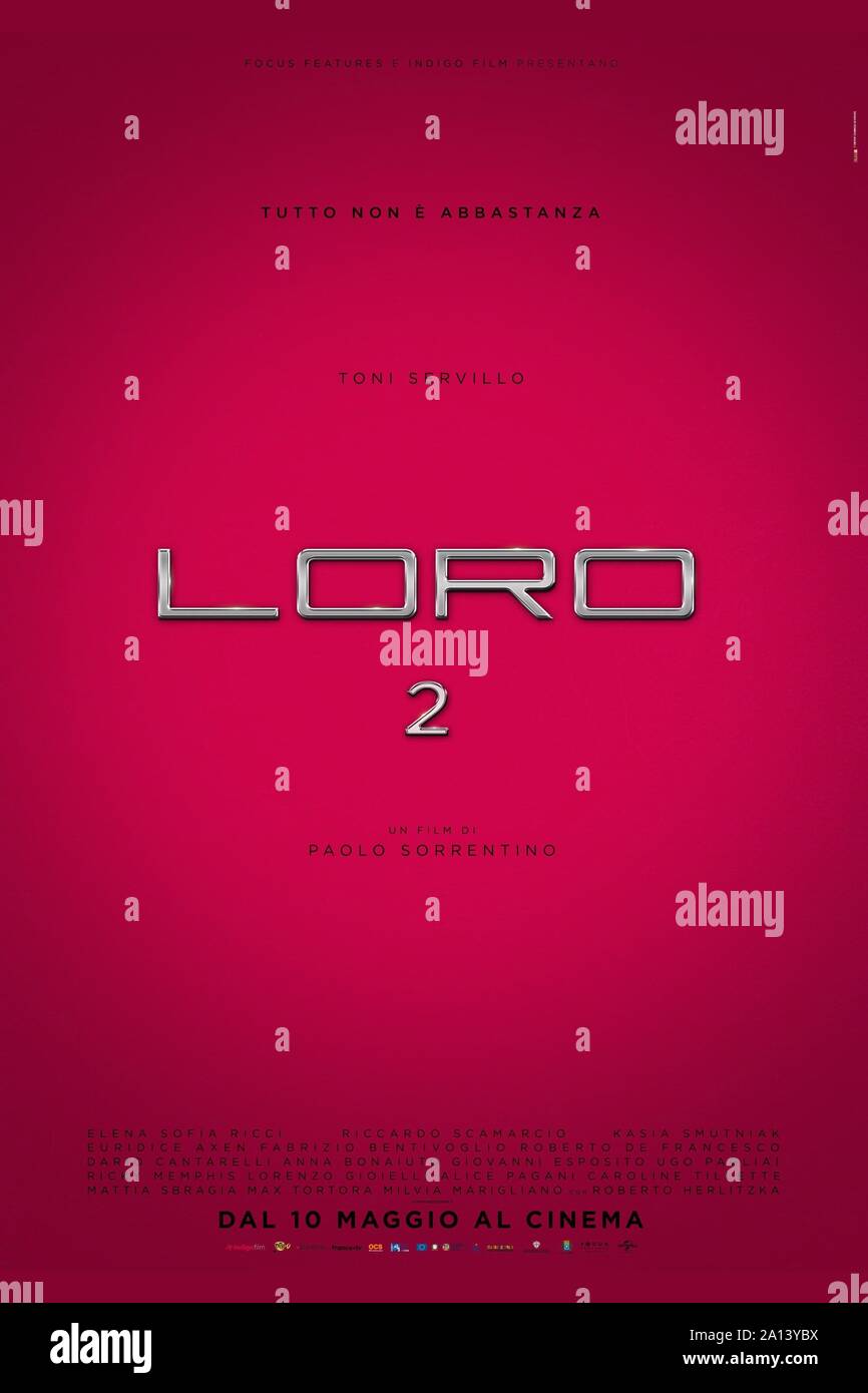 LORO, (aka LORO 2), Italian poster for part 2, 2018. © Sundance Selects ...