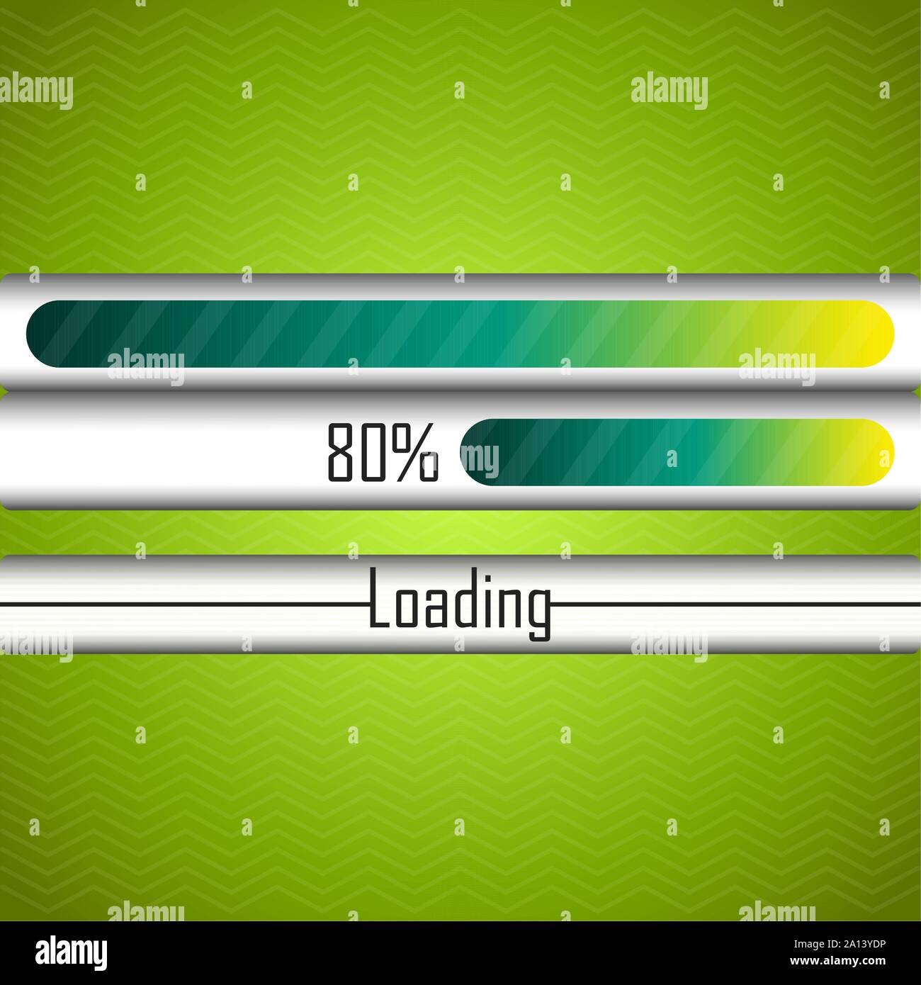 Loading bar image over a colored background - Vector Stock Vector Image ...