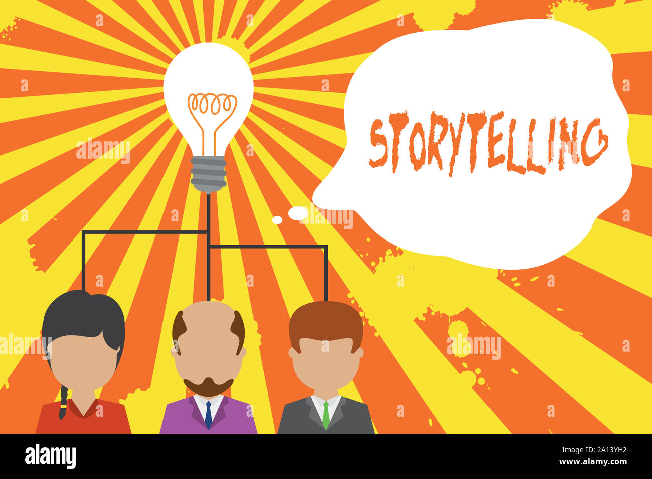 Text sign showing Storytelling. Business photo showcasing social and ...