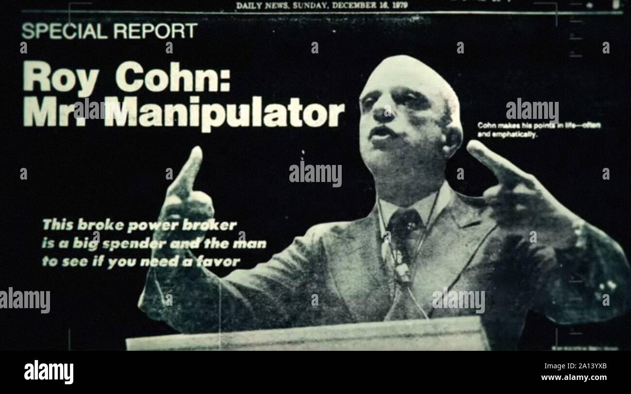 WHERE'S MY ROY COHN?, Roy Cohn, 2019. © Sony Pictures Classics ...