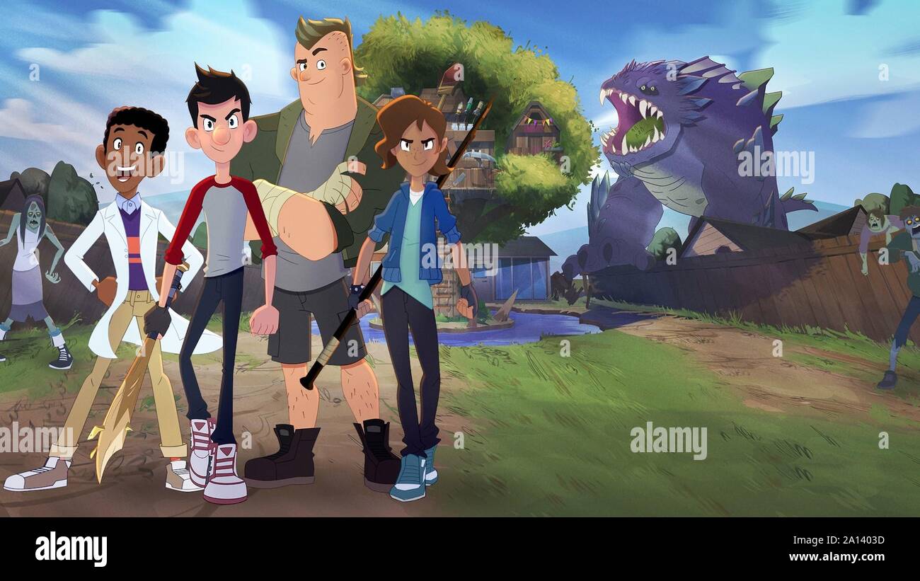 THE LAST KIDS ON EARTH, from left: Quint Baker (voice: Garland Whitt ...