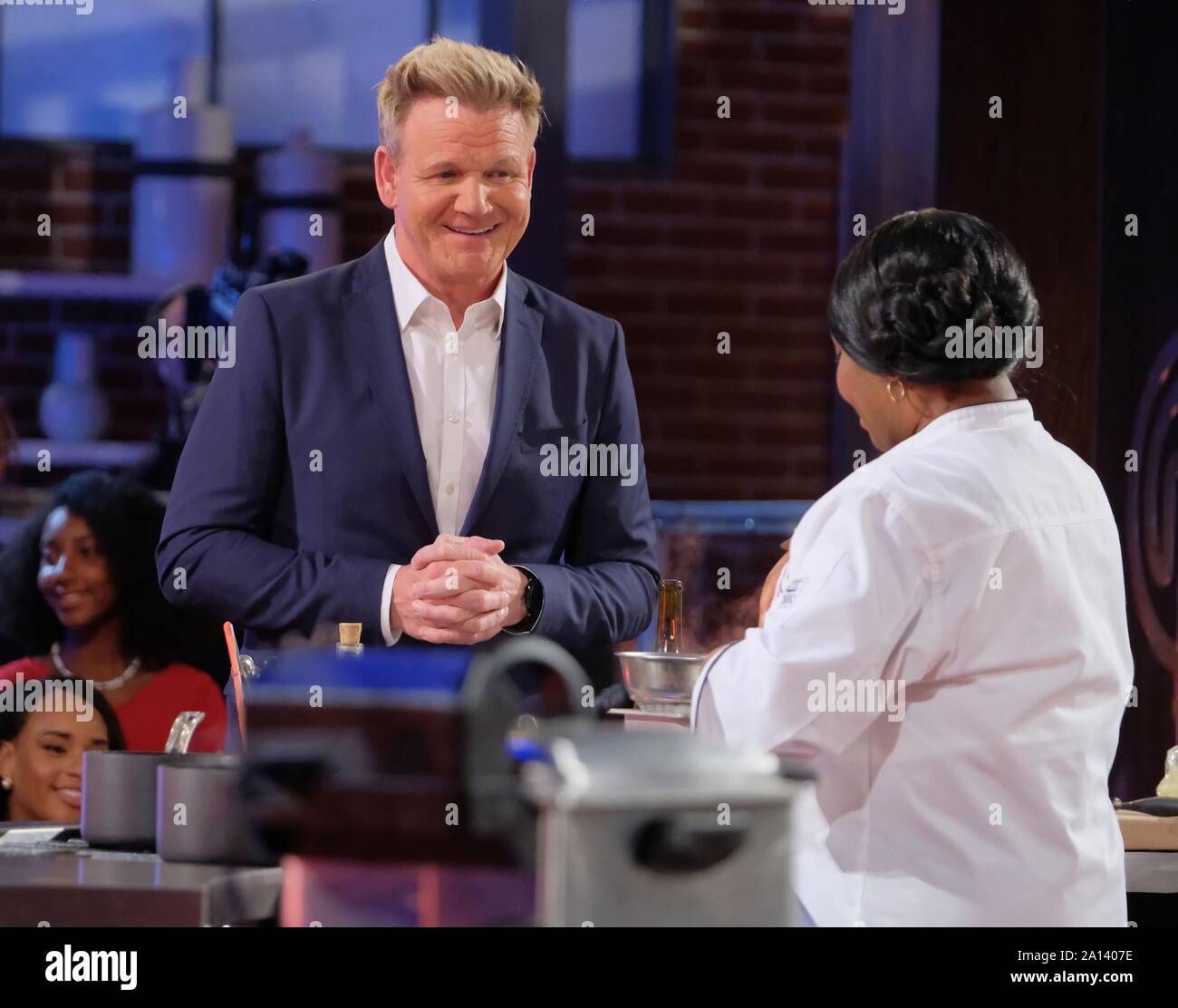 MASTERCHEF, from left: host Gordon Ramsay, contestant Dorian in 'The ...