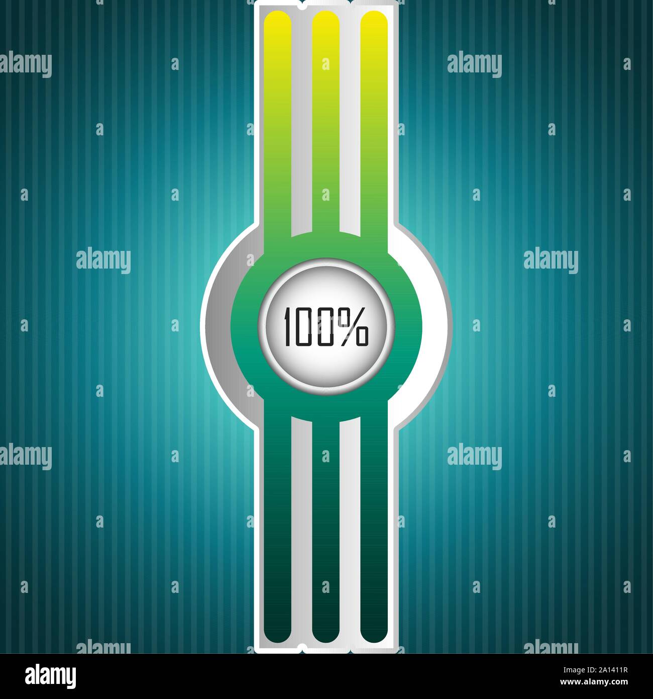 Loading bar image over a colored background - Vector Stock Vector Image ...